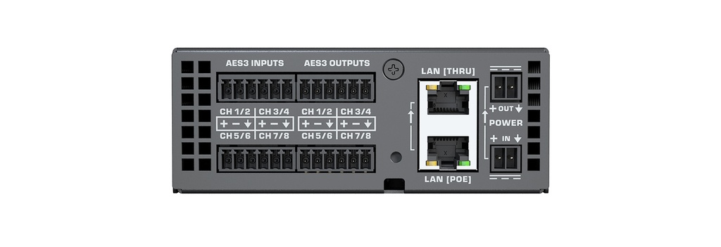 QSC 8x8 AES/EBU MODULE FOR Q-SYS QIO-AES8x8 | Cinemanext Shop